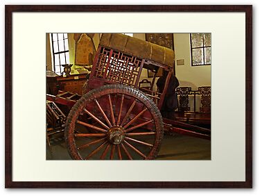 "Ancient Chinese Wagon & Wheel" by Heather Friedman | Redbubble