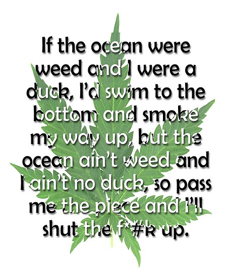 "Weed Poem" Posters by TinaGraphics | Redbubble