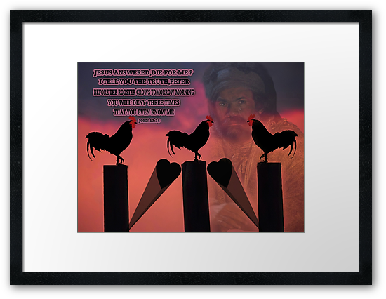 "BEFORE THE ROOSTER CROWS BIBLICAL" by Bonita ђєℓℓσ | Redbubble