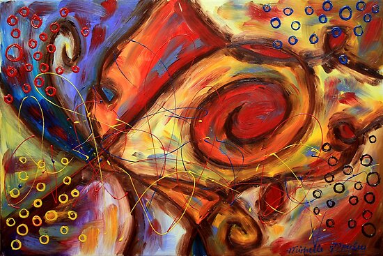 "Emerging From the Pain" by Abstract D'Oyley | Redbubble