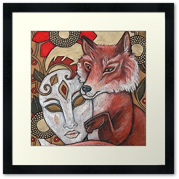 "The Fox Maiden" by Lynnette Shelley | Redbubble